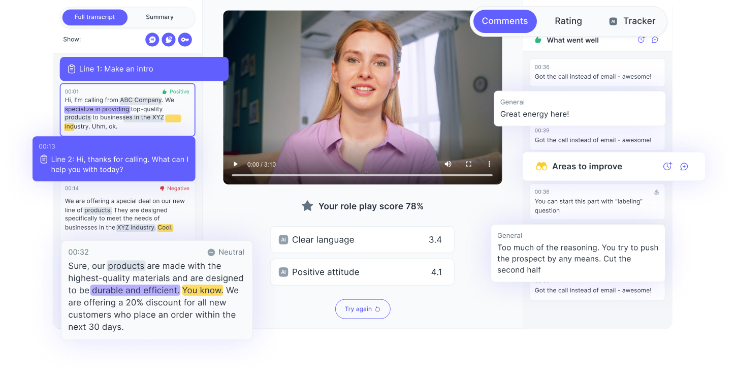 AI Powered Sales Role-Play Training Software - PitchMonster.io